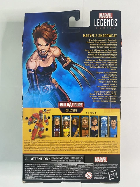 FIGURINE ARTICULÉE MARVEL Legends Series X-Men Shadowcat 6" BAF ...