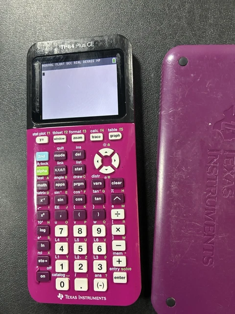TEXAS INSTRUMENTS TI-84 Plus CE Graphing Calculator Pink With Cover $77 ...