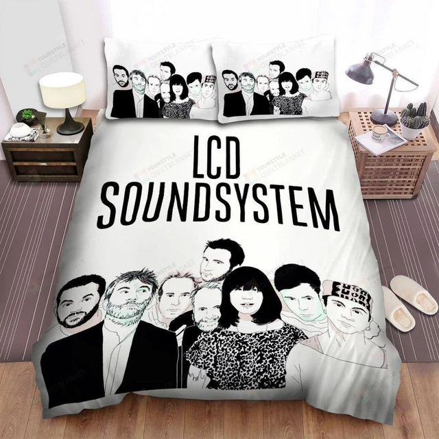 LCD SOUNDSYSTEM BAND Paint Quilt Duvet Cover Set Queen Bed Linen Single ...