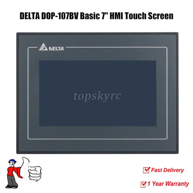 DELTA DOP-107BV BASIC HMI Display 7" HMI Touch Screen HMI Panel Display ty23 £160.37 - PicClick UK
