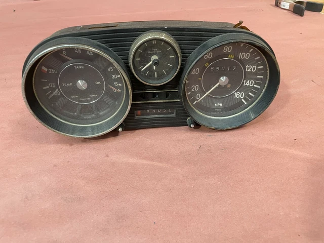 COMPTEUR DE VITESSE Instrument Cluster Mercedes 280SE W108 W109 (1965 ...