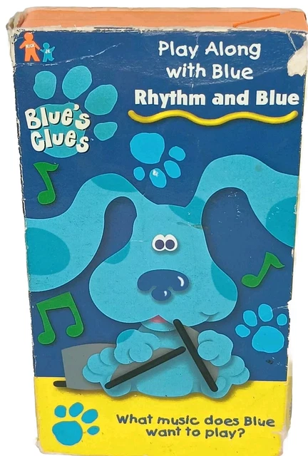 VTG VHS BLUES Clues - Rhythm and Blue Nick Jr Orange Tape Tested Works ...