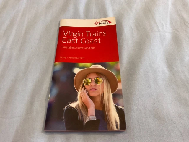 BRITISH RAILWAYS VIRGIN Trains East Coast Timetable Booklet-Summer 2017 £1.00 - PicClick UK