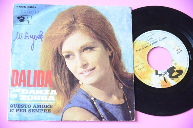 DALIDA 7 & La Danse Di Zorba Originale Italie EUR 2,55 - PicClick FR