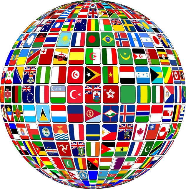 EDUCATIONAL WORLD MAP Globe Country Flag School Wall Sticker Poster ...