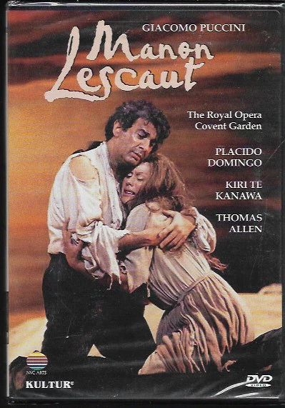 MANON LESCAUT PUCCINI R1 Dvd Ntsc Royal Opera Placido Domingo New ...