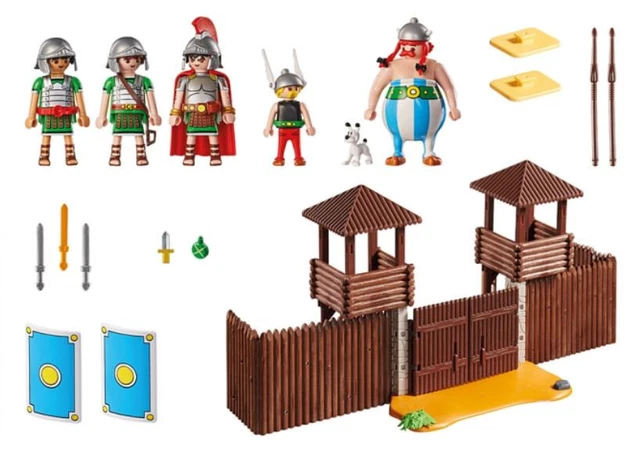 PLAYMOBIL SÉRIE ASTÉRIX set 71542 camp romain de Babaorum nébulus neuf ...