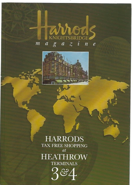 HARRODS KNIGHTSBRIDGE MAGAZINE Harrods Tax Free Shopping at Heathrow ...
