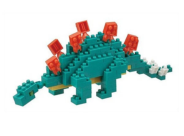 NANOBLOCK STEGOSAURUS DINO NanoBlock Micro-Sized Building Blocks Kawada ...