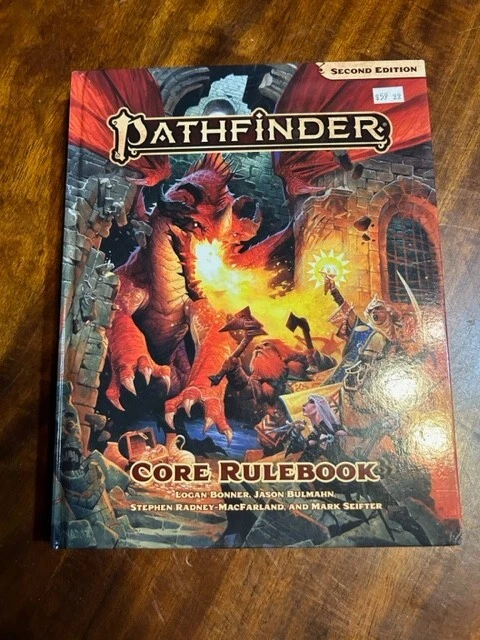 PATHFINDER CORE RULEBOOK Second Edition by Jason Bulmahn (2019 ...