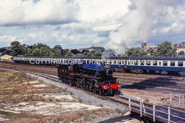 ORIGINAL RAILWAY SLIDE: Black 5 5305 at Scarborough Turntable 1982 43 ...