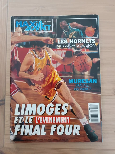 MAXI BASKET N° 110 - RARE revue magazine des Années 90 - COMPLET POSTER ...