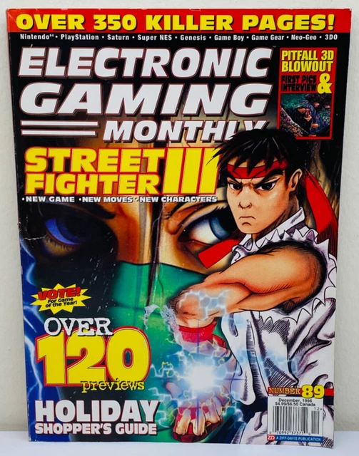 1996 ELECTRONIC GAMING Monthly Street Fighter III #89 Video Game ...