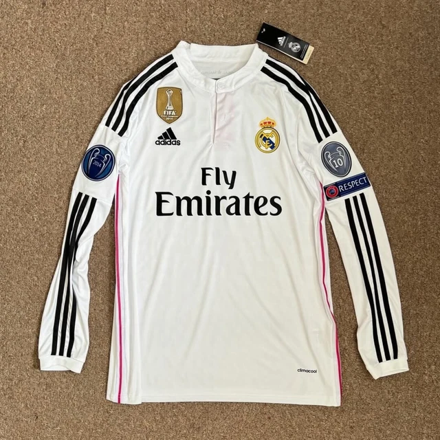 REAL MADRID 2014/2015 UCL Final Home jersey Long Sleeve - Cristiano ...