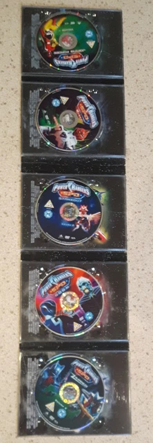 SET OF 5X DVDs * POWER RANGERS S.P.D. * Vol-1, Vol-2, Vol-3, Vol-4, Vol ...