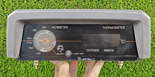TOYOTA LANDCRUISER FJ70 Series Altimeter with Thermometer Oem Rare Used ...