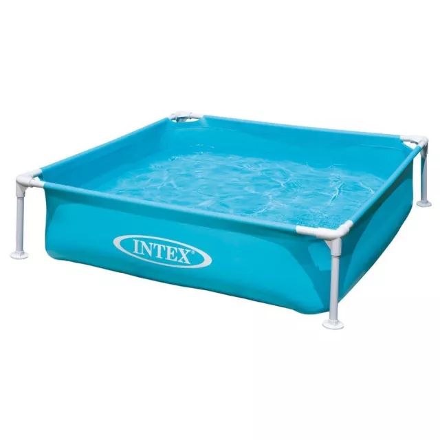 INTEX PADDLING POOL Kids Swimming Pools Childrens Play Pool with Frame ...