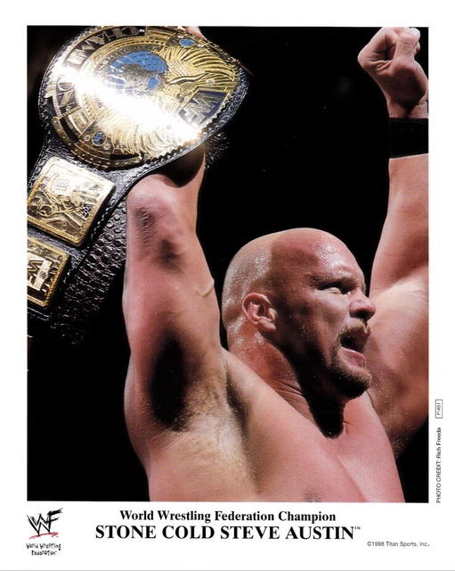 WWF WWE WRESTLING STONE COLD STEVE AUSTIN 1998 PROMO 8x10 PHOTO REPRINT ...