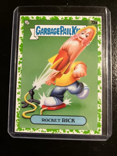VERT PARALLÈLE 2024 Topps Garbage Pail Kids at Play Rocket Rick GPK EUR ...