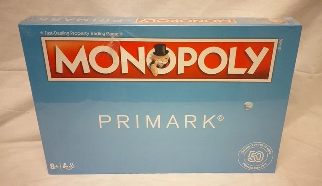 MONOPOLY PRIMARK LIMITED Edition 50th Anniversary Family Board Game ...