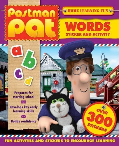 POSTMAN PAT LEARNING Sticker Book: First Words by Igloo Books Book The ...