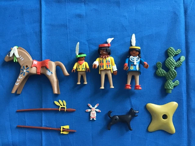 PLAYMOBIL N°3396. FAR WEST. FAMILLE INDIENS n°4 EUR 30,00 - PicClick FR