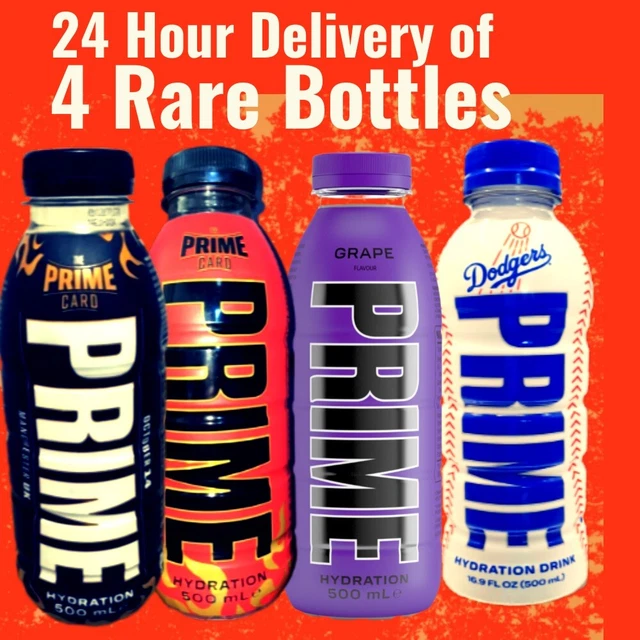 PRIME HYDRATION GRAPE Rare +2 The Card Fight+ Dodgers 500ml KSI & Logan ...