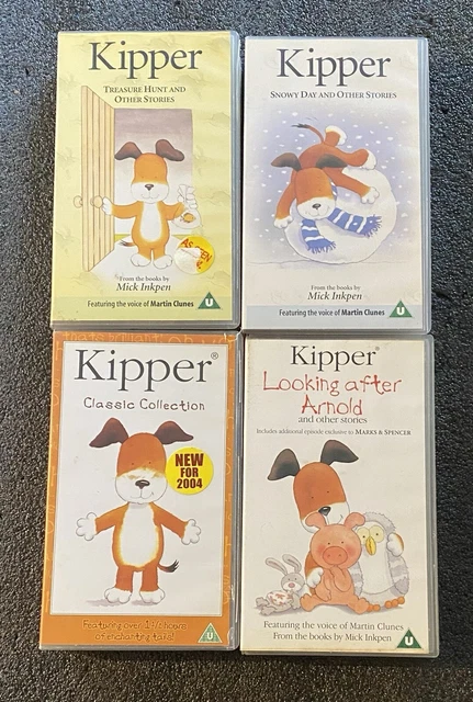 KIPPER THE DOG Kids Vintage VHS Video Bundle X 4 £19.99 - PicClick UK