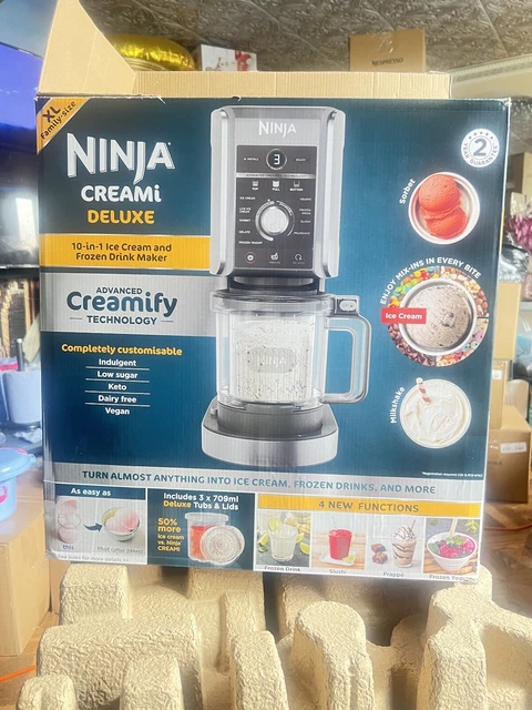 NINJA CREAMI DELUXE 10-in-1 Ice Cream and Frozen Drink Maker NC501UK £ ...