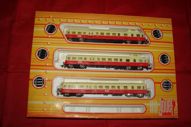 JOUEF HO BOX Le Troyen Autorail Picasso 3 Elemente Elektrischer Zug ...
