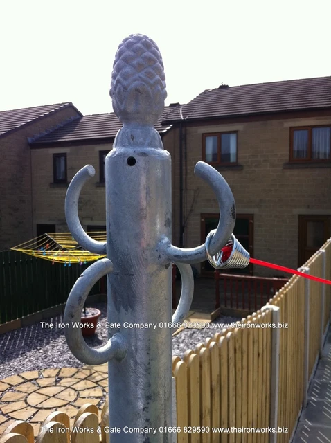 WASHING LINE POST Clothes Pole Old Style Retractable The Original Best ...