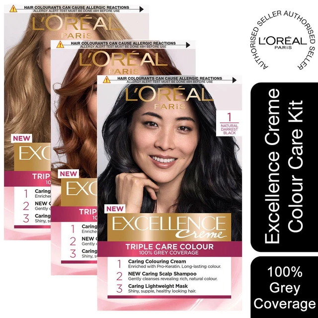 Loreal Paris Excellence Creme Permanent Hair Dye 2 Pack £17 61