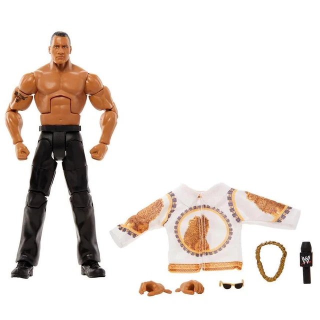 WWE ELITE GREATEST Hits 1 The Rock Wrestling Action Figure WWF AEW ...