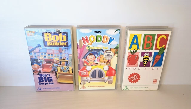 ABC KIDS VHS Tapes 90s. Noddy, Bob The Builder, ABC KIDS Vintage EUR 9 ...