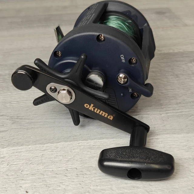 OKUMA CLASSIC 45L Level Wind 4.0:1 Multiplier Sea Boat Trolling Reel ...