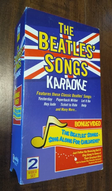 VHS KARAOKÉ - The Beatles, Vol. 1 (VHS, lot de 2 bandes) EUR 10,08 ...