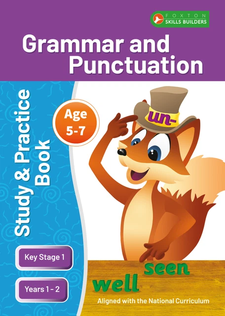 KS1 GRAMMAR & Punctuation Study & Practice Book for Ages 5-7 Years 1- 2 ...