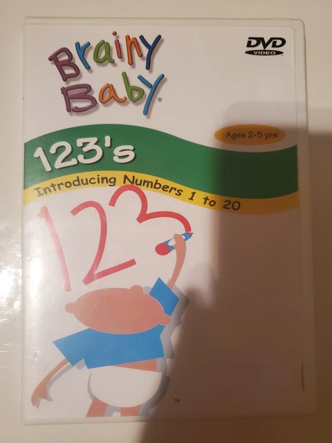 BRAINY BABY 123'S Introducing Numbers 1 to 20 DVD 2006 Movie $5.25 ...