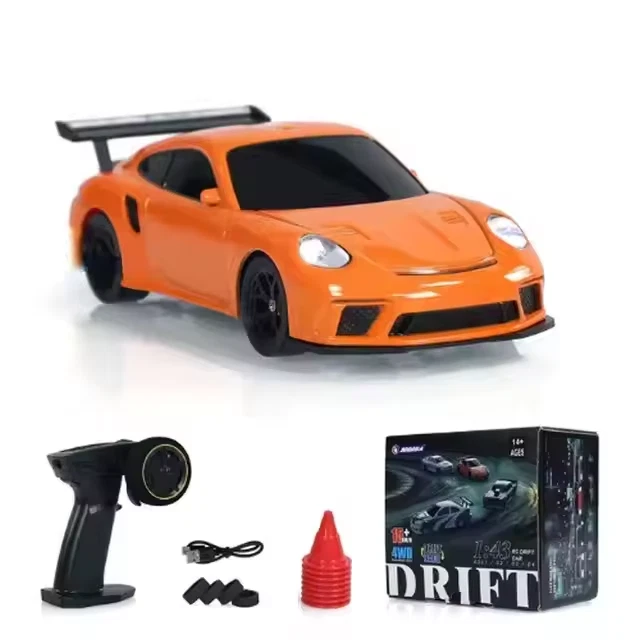 2025 PORSCHE 911 Remote Control 1/43 Car 4WD Sportscar Toy Race Car ...