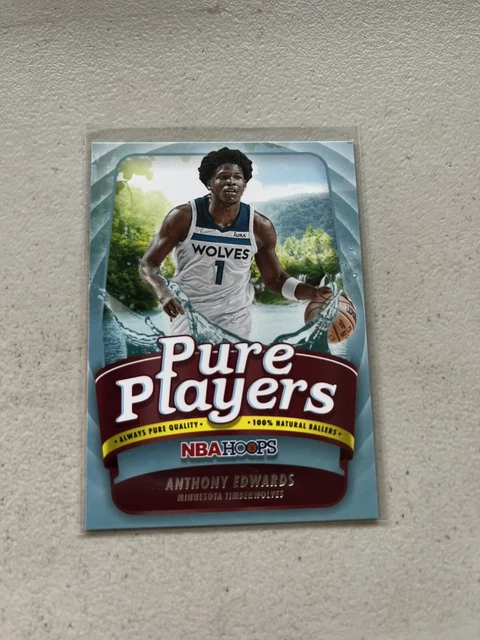 ANTHONY EDWARDS 2022-23 Panini NBA Hoops Pure Players Timberwolves #3 ...