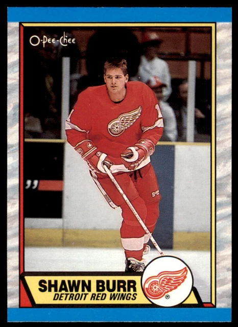 1989-90 O-PEE-CHEE SHAWN Burr. Detroit Red Wings #101 EUR 1,93 ...