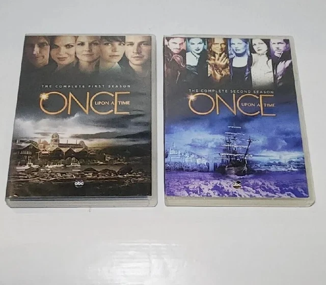 ONCE UPON A TIME DVD LOT Season 1 & 2 Complete First Second ABC Fantasy ...