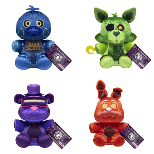 FNAF FIVE NIGHTS at Freddy's VR Freddy Chica Bonnie Foxy Plushes 8" NWT ...