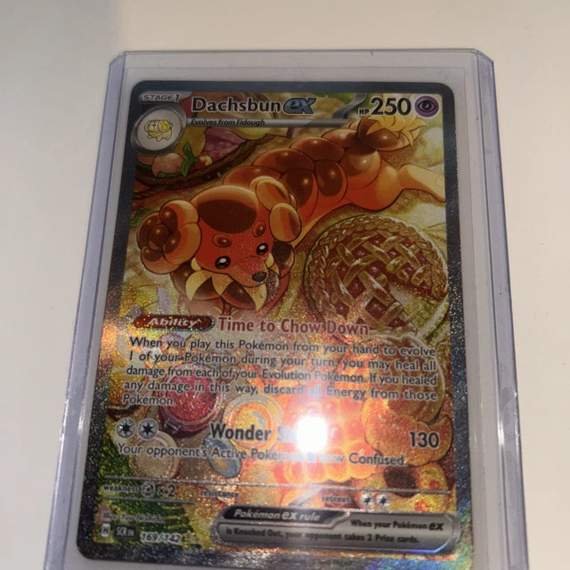 POKÉMON TCG DACHSBUN EX Stellar Crown Special Illustration Rare Card ...