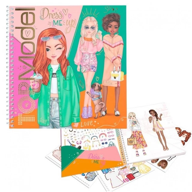 TOPMODEL DRESS ME Up Stickerbook by Depesche £9.49 - PicClick UK