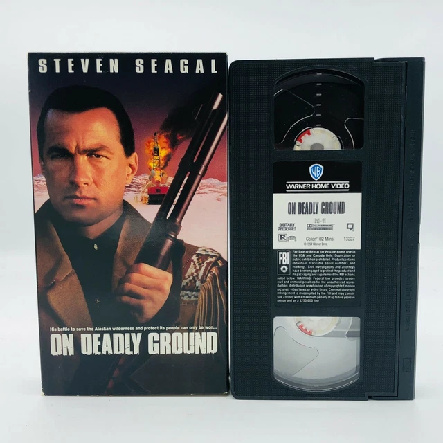 ON DEADLY GROUND, Steven Seagal, 1994, VHS £7.45 - PicClick UK