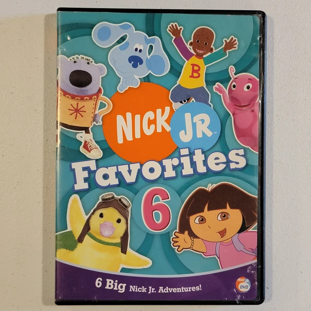 NICK JR. FAVORITES 6 DVD 2007 w INSERT NICKELODEON ANIMATION FAMILY NR ...