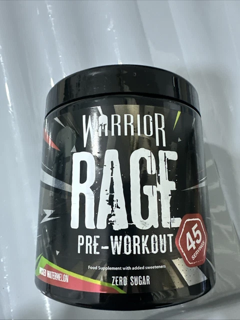 WARRIOR RAGE SUPPLEMENT Pre Workout Muscle Growth Protein Shake ...