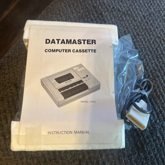 DATAMASTER COMPUTER CASSETTE 5500 For Commodore With Manual £15.18 - PicClick UK