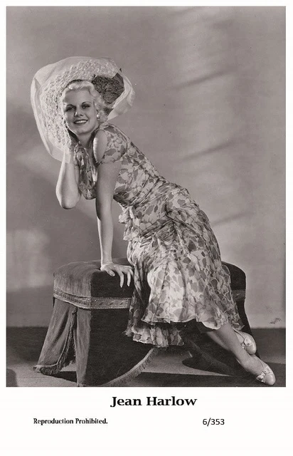 Jean Harlow Film Star Pin Up Photo Postcard 6 353 Swiftsure